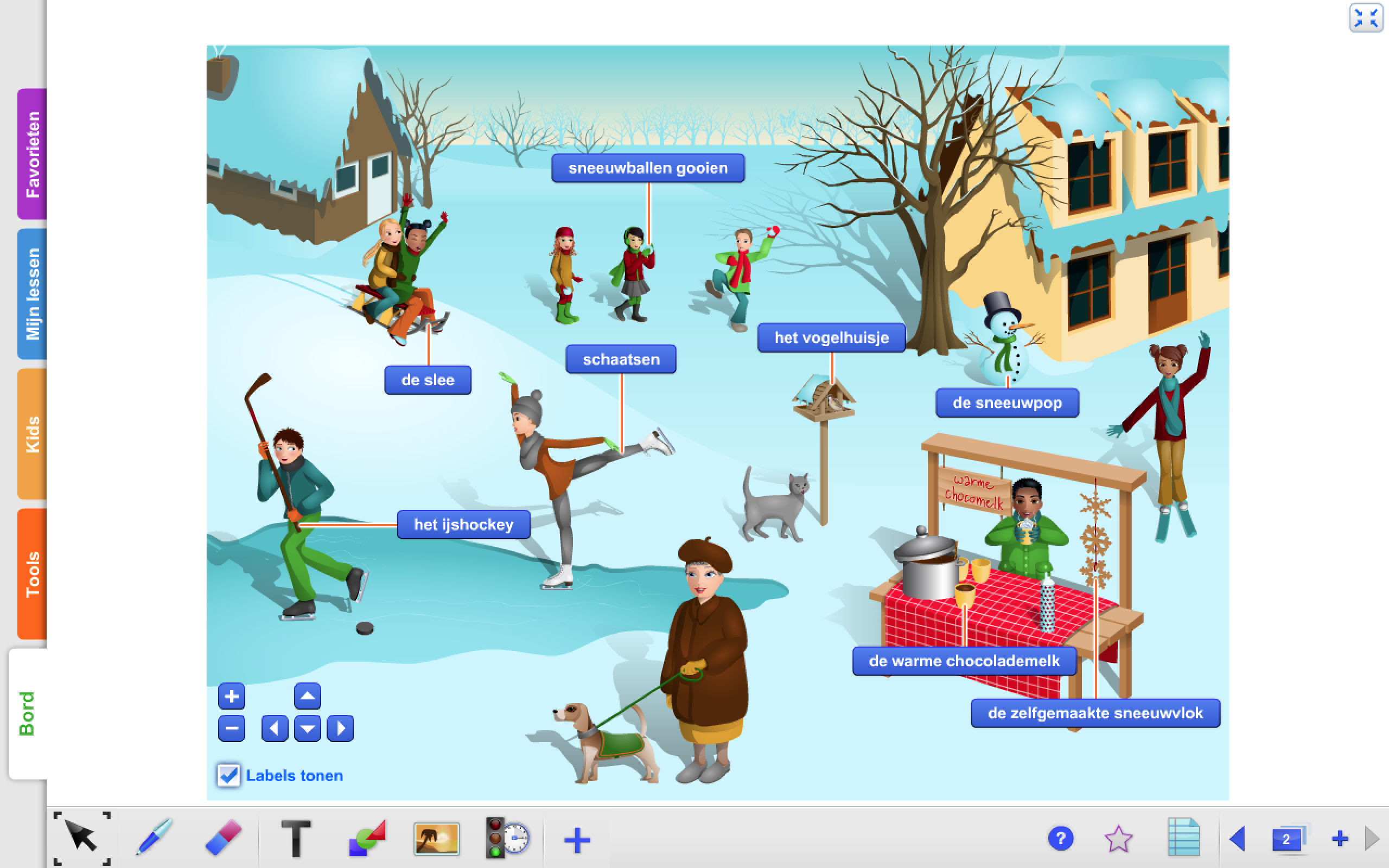 Kleuters digitaal! Thema Winter Met Apps & Digibord Materiaal ...