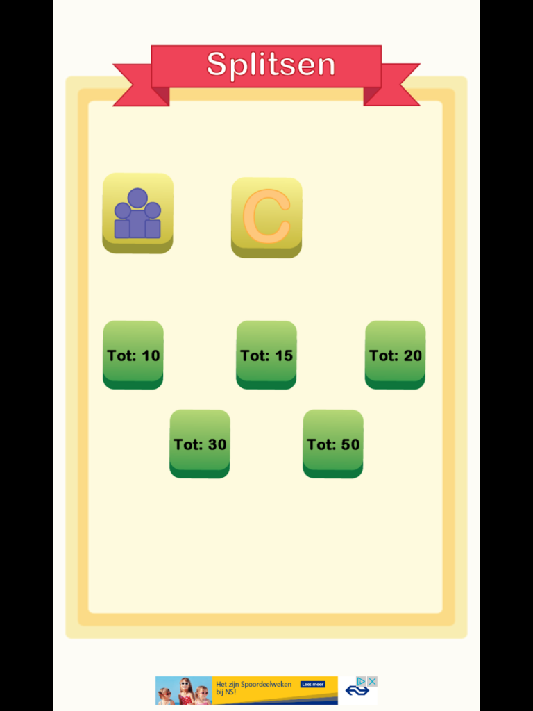 Kleuters digitaal! Splitsen - Oefen met splitsen - Kleuters digitaal!