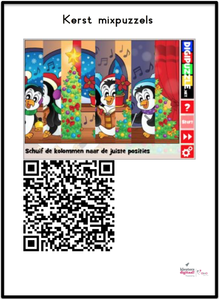 Kleuters digitaal! QR Codes met Kerst - Kleuters digitaal!