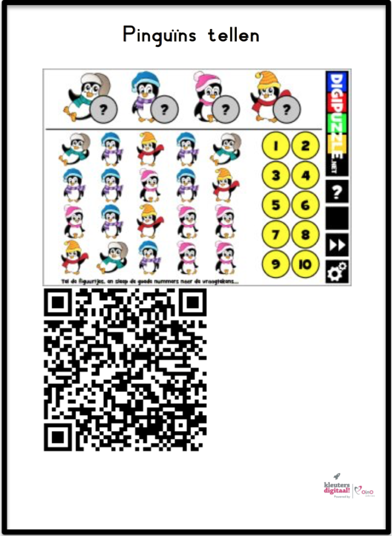 Kleuters digitaal! QR Codes Thema Winter - Kleuters digitaal!