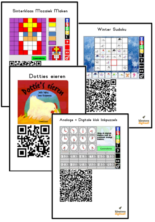 Kleuters digitaal! Alle QR Codes bij elkaar - Kleuters digitaal!