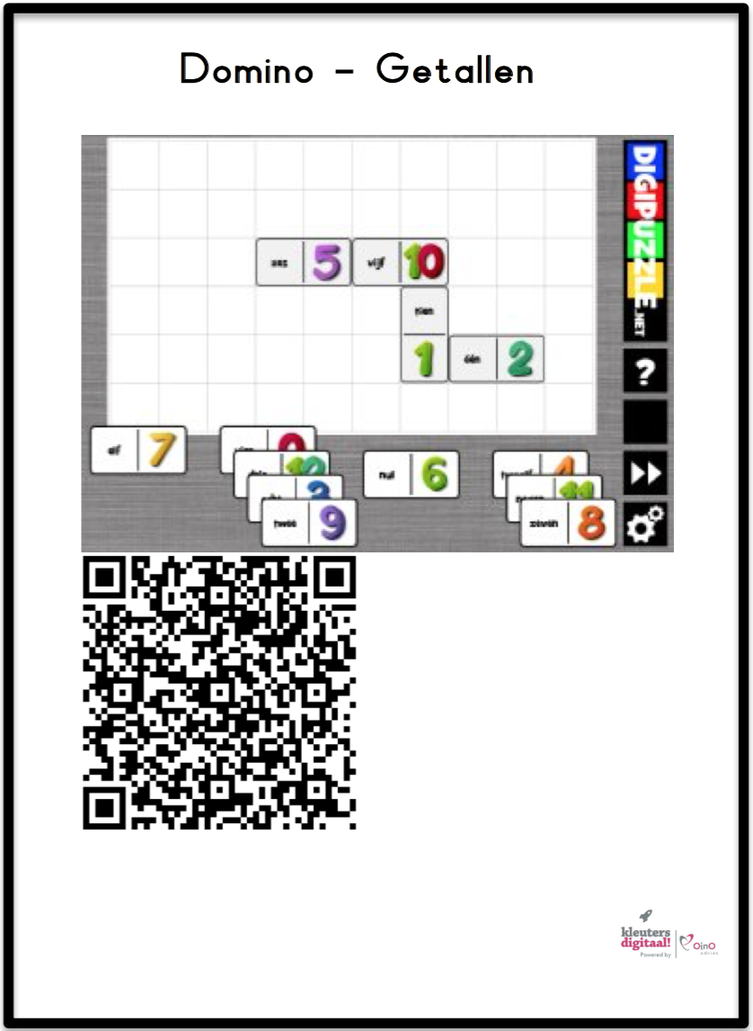 Kleuters digitaal! QR Codes Tellen - Kleuters digitaal!