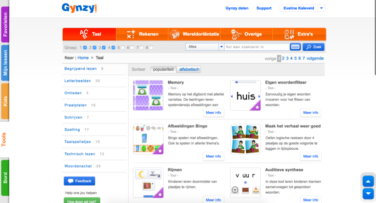 Kleuters digitaal! Gynzy Digibord software - Kleuters digitaal!