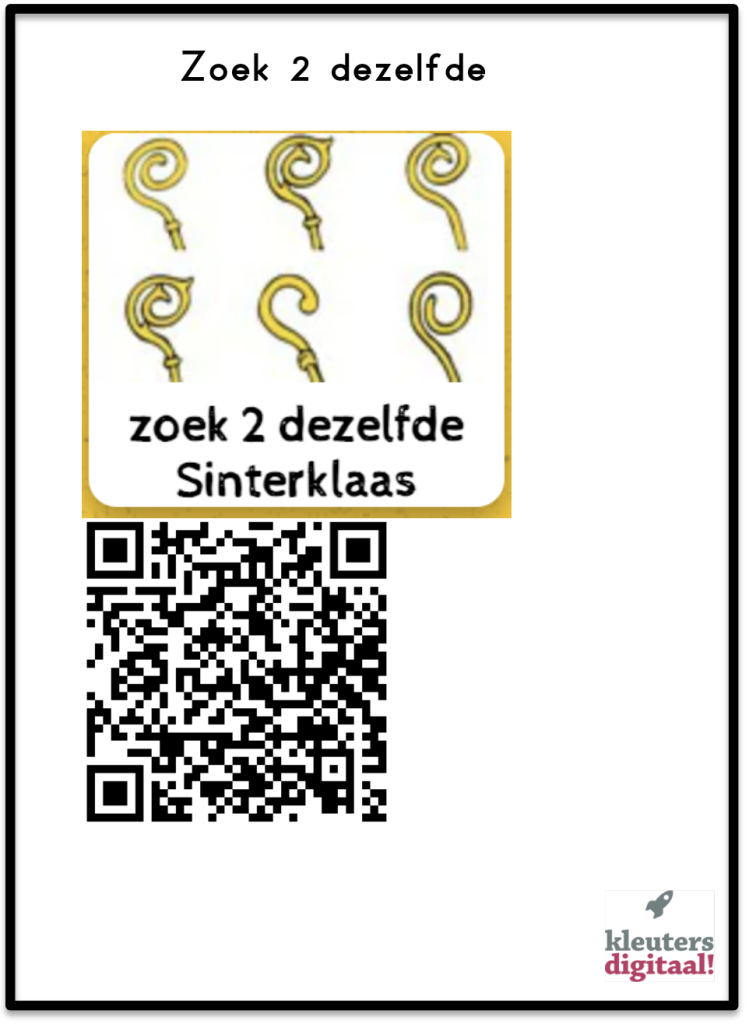 Kleuters digitaal! QR codes met Sinterklaas - Kleuters digitaal!